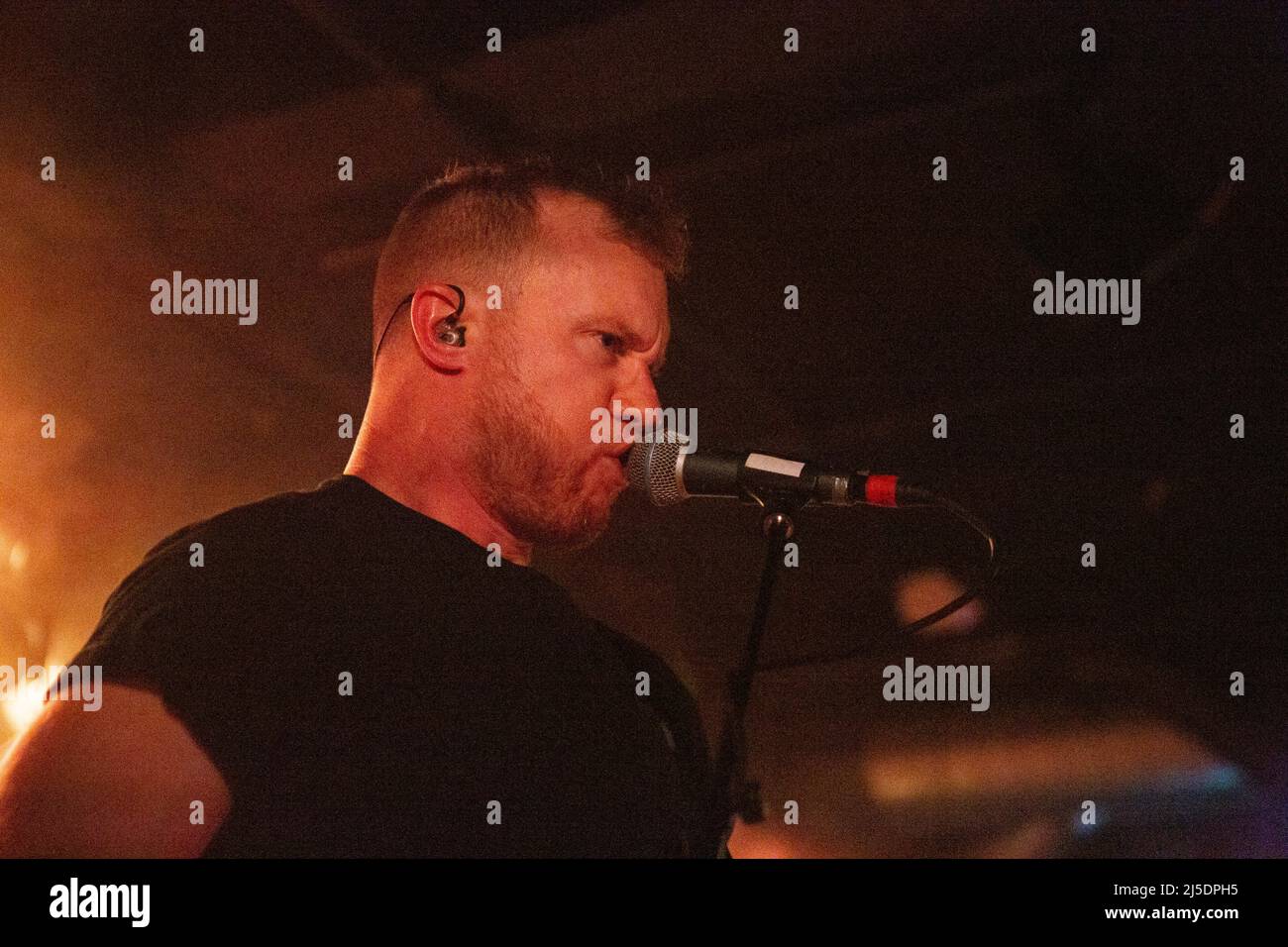 Oslo, Norway. 17th, April 2022. The British death metal band Dyscarnate ...