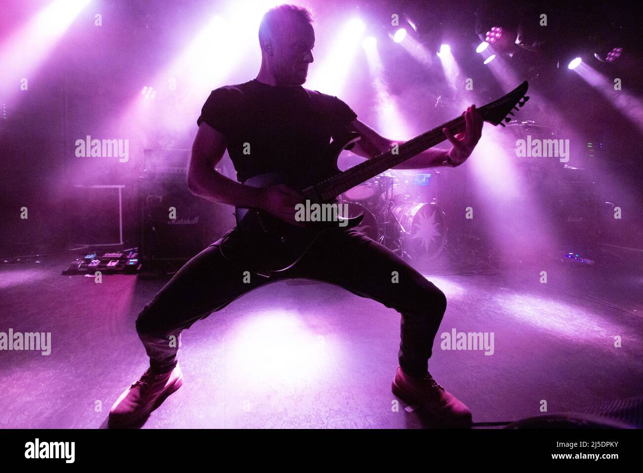 Oslo, Norway. 17th, April 2022. The British death metal band Dyscarnate ...