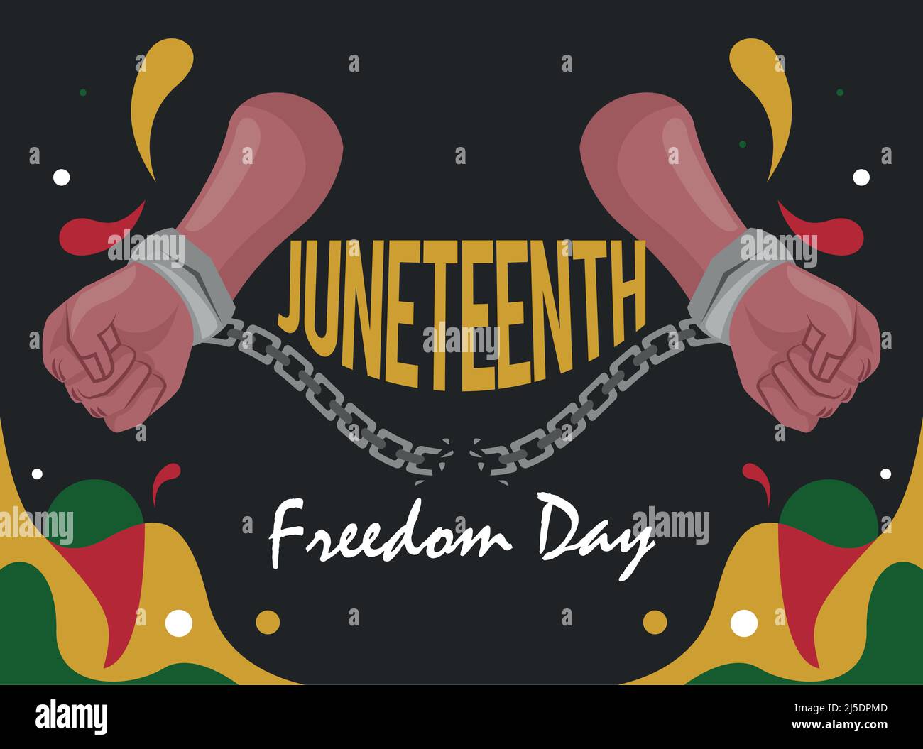 juneteenth lettering poster Stock Vector Image & Art - Alamy