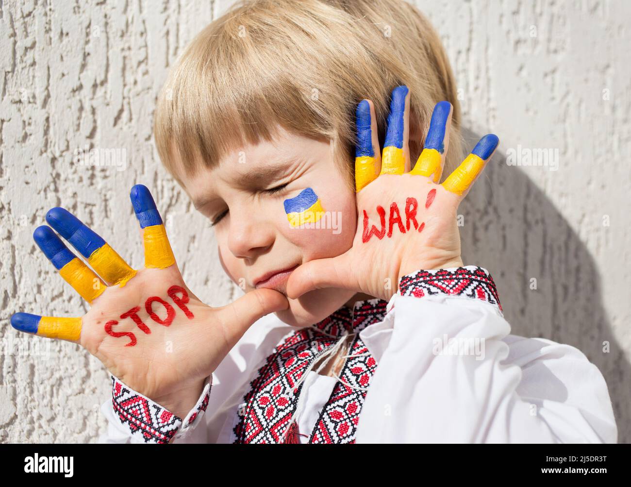 Frightened Child Face
