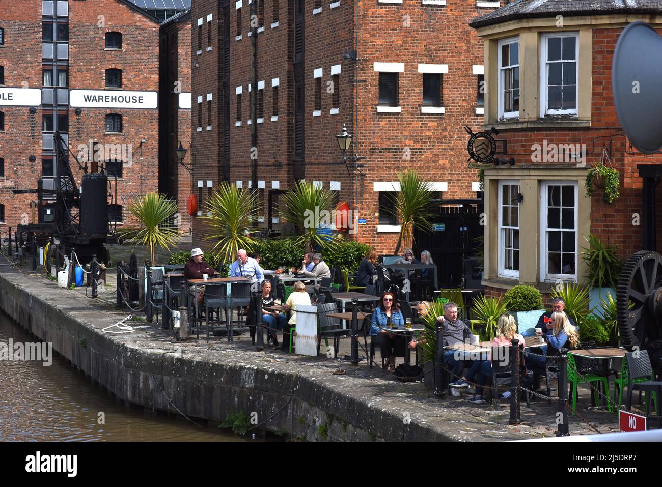 Waterside bar restaurant pub at Gloucester Quay, Gloucestershire ...