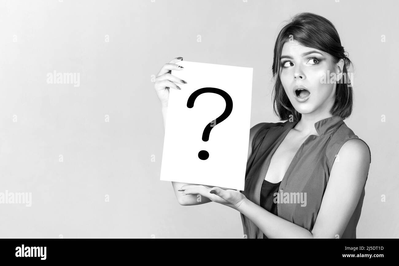 Question mark, symbol. Concept challenging issue, looking for the ...