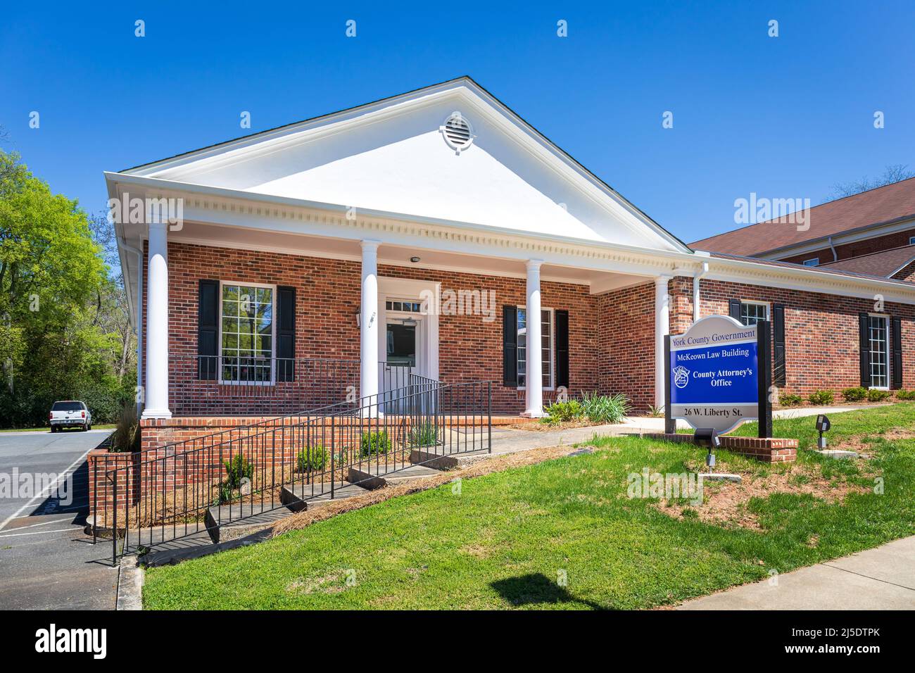 YORK, SC, USA-10 APRIL 2022: York County Government office building ...