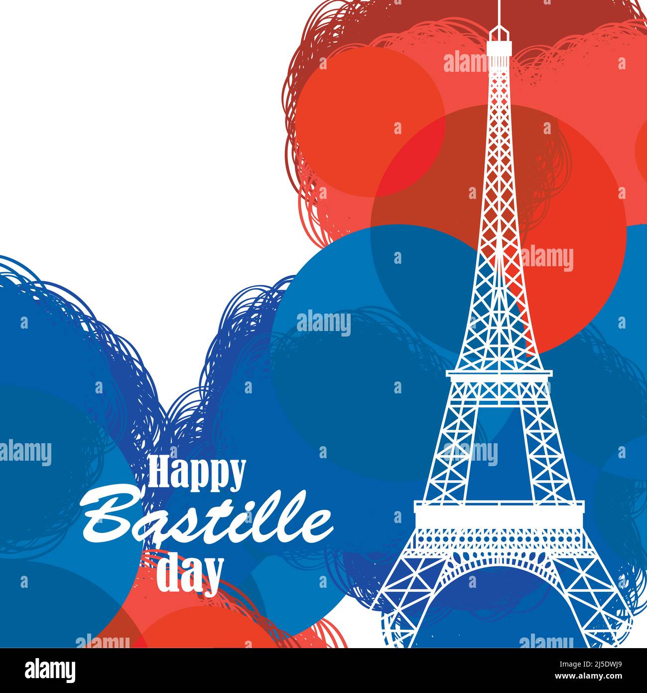 happy bastille day card Stock Vector Image & Art - Alamy