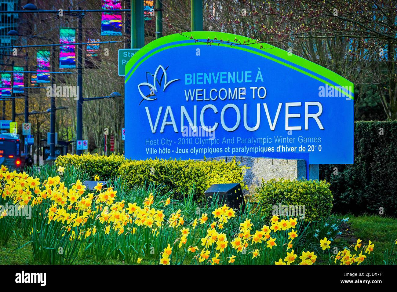 Welcome vancouver sign hi-res stock photography and images - Alamy