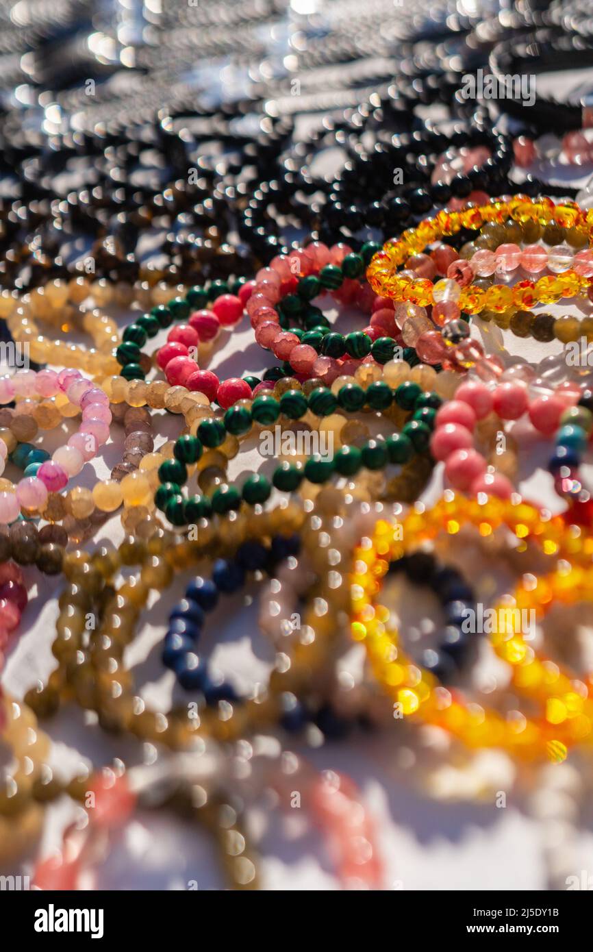 Bracelets different colors hi-res stock photography and images - Alamy