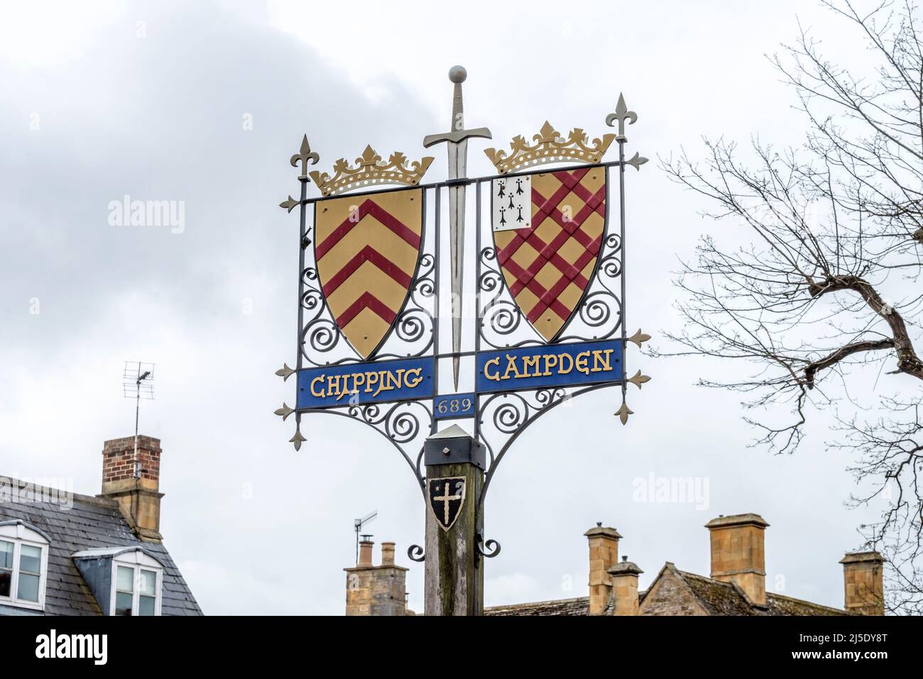 Chipping Campden, April 13th 2022: The Cotswolds village of Chipping ...