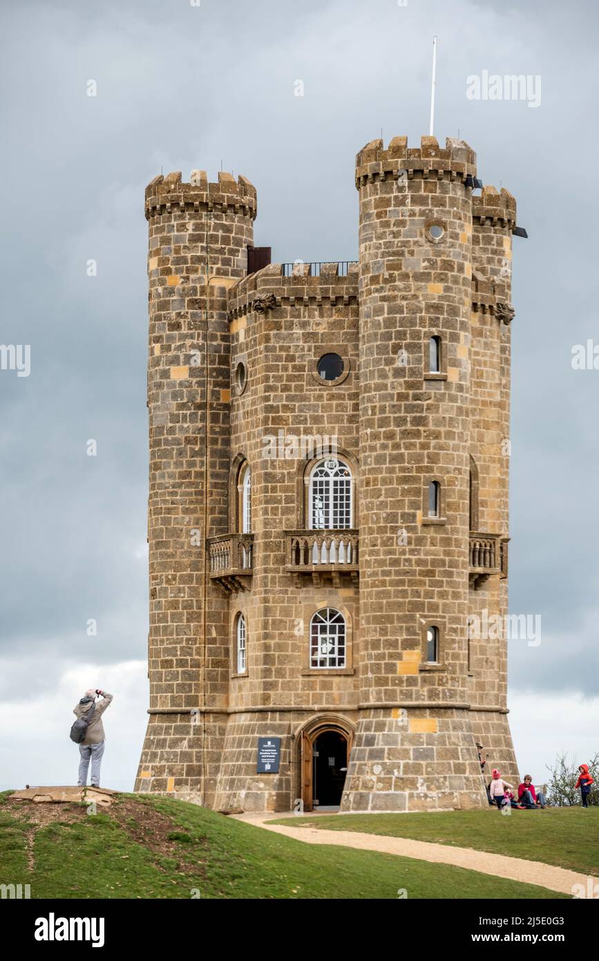 Broadway, April 13th 2022: The Broadway Tower, a folly in The Cotswolds ...