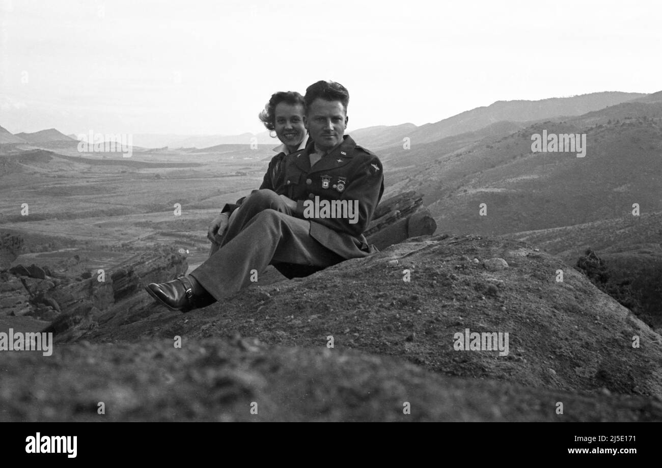Couple mountain range Black and White Stock Photos & Images - Alamy