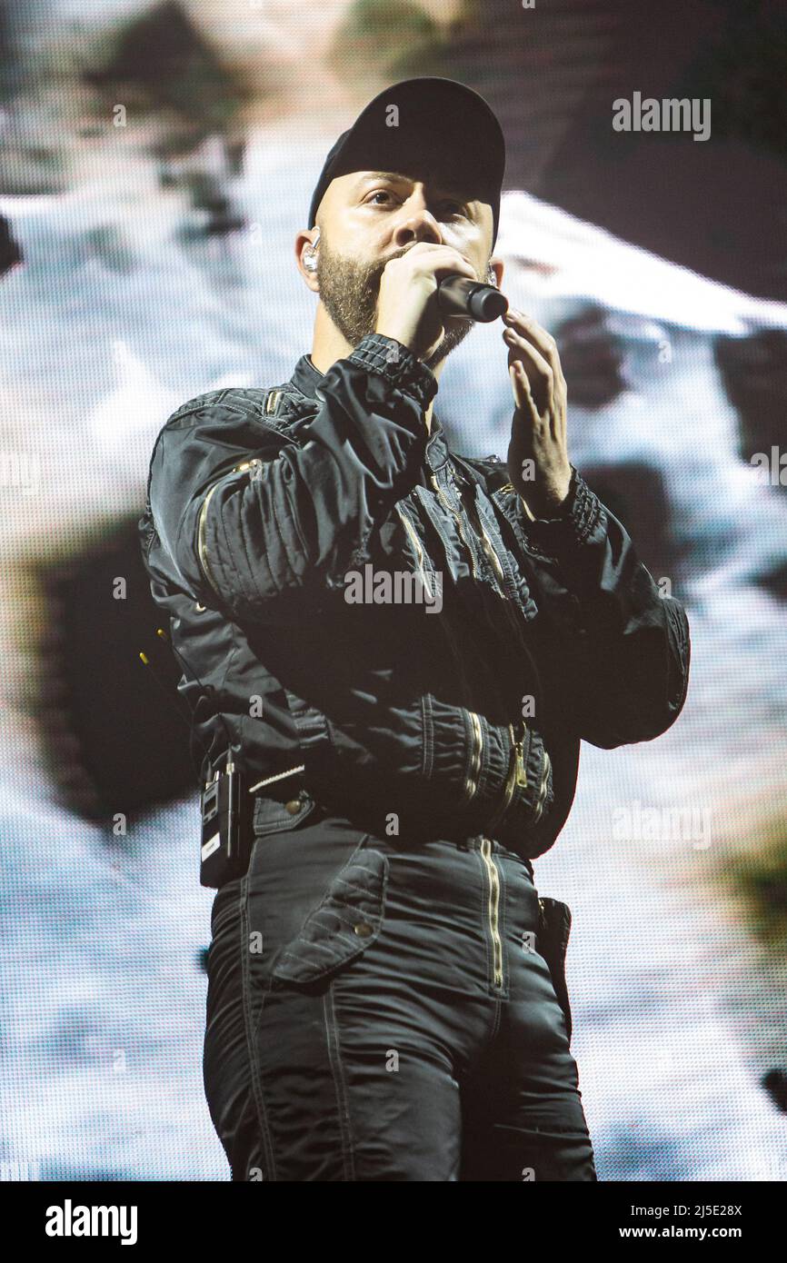 Milan Italy. 21 April 2022. The french singer-songwriter and music ...