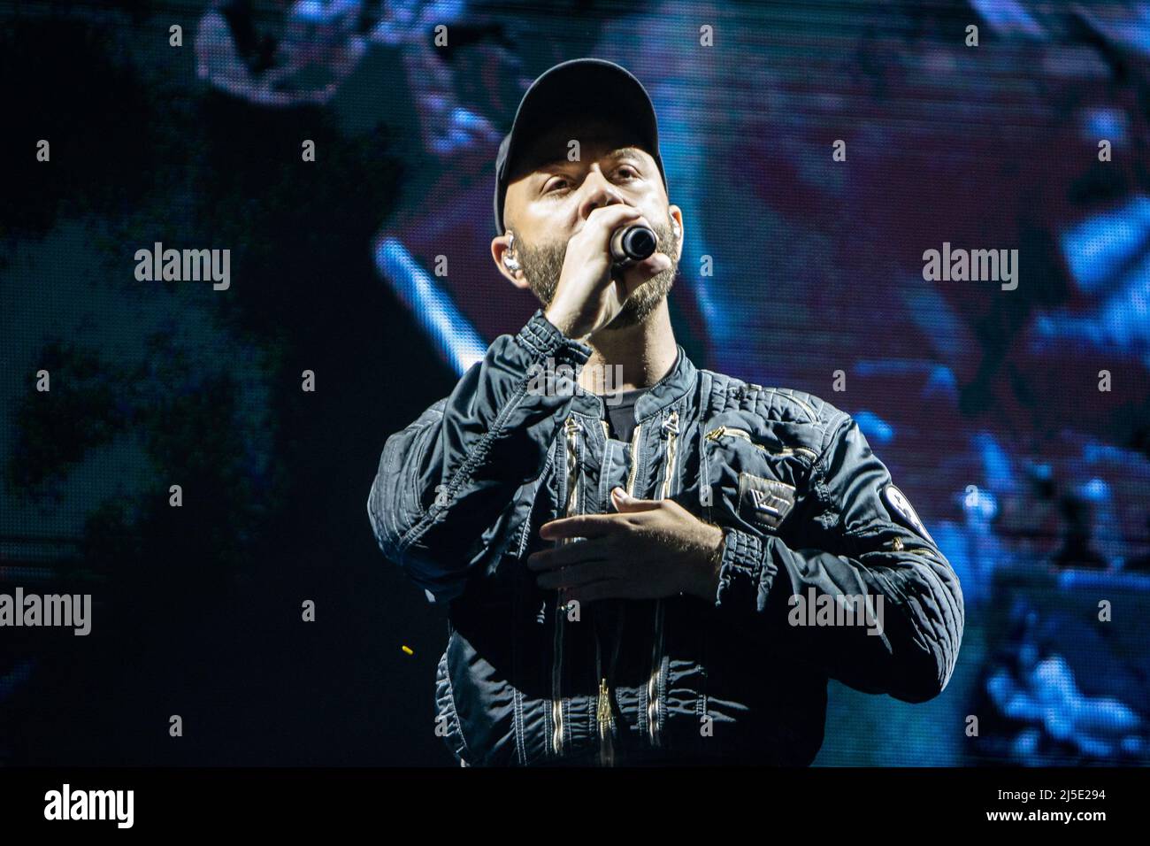 Milan Italy. 21 April 2022. The french singer-songwriter and music ...
