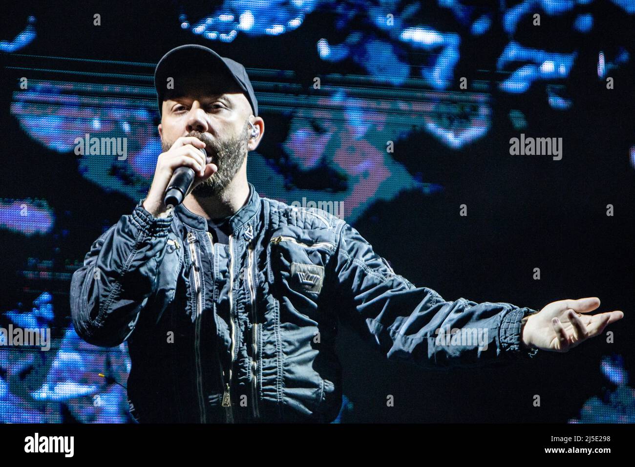 Milan Italy. 21 April 2022. The french singer-songwriter and music ...