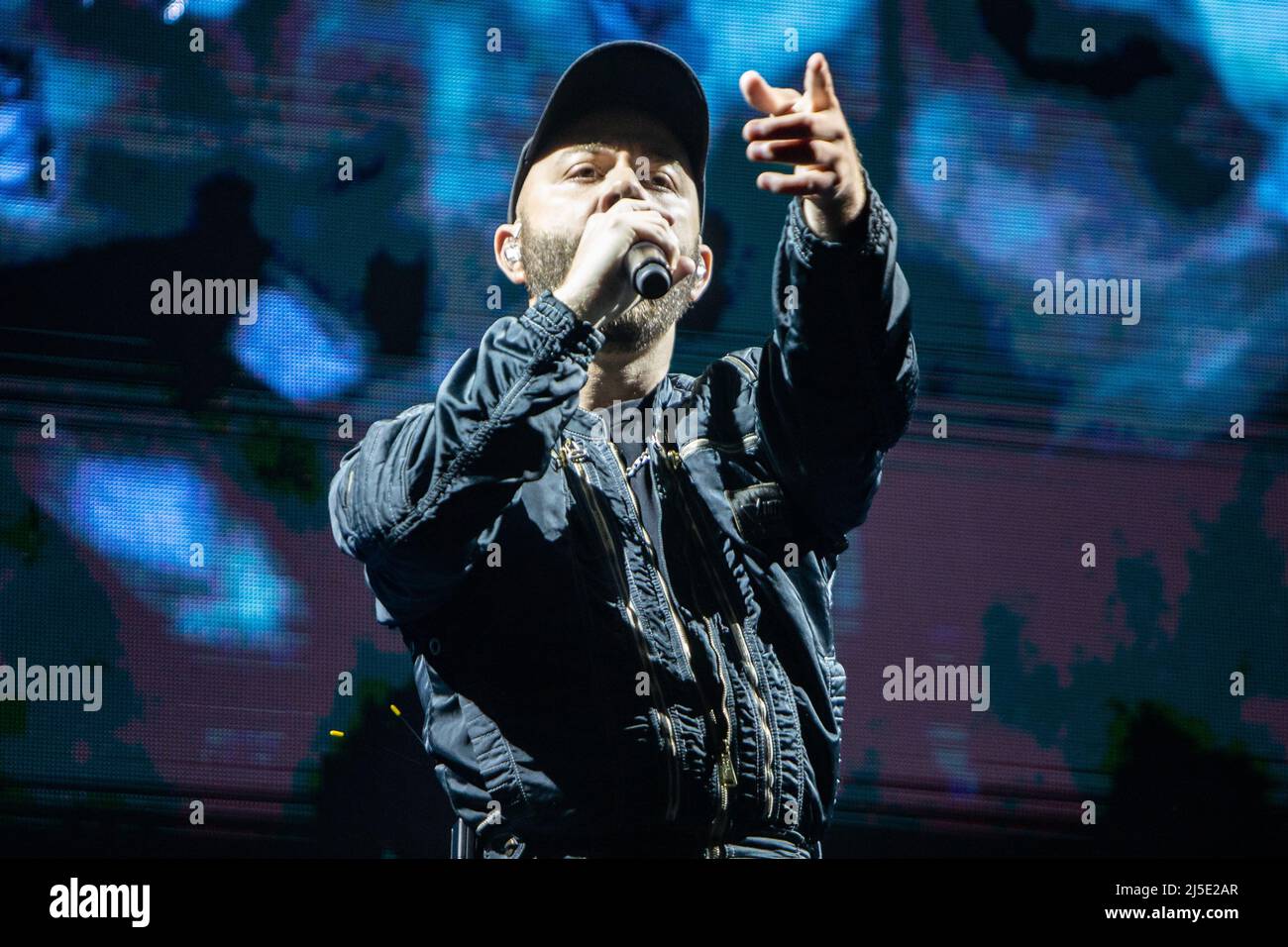Milan Italy. 21 April 2022. The french singer-songwriter and music ...