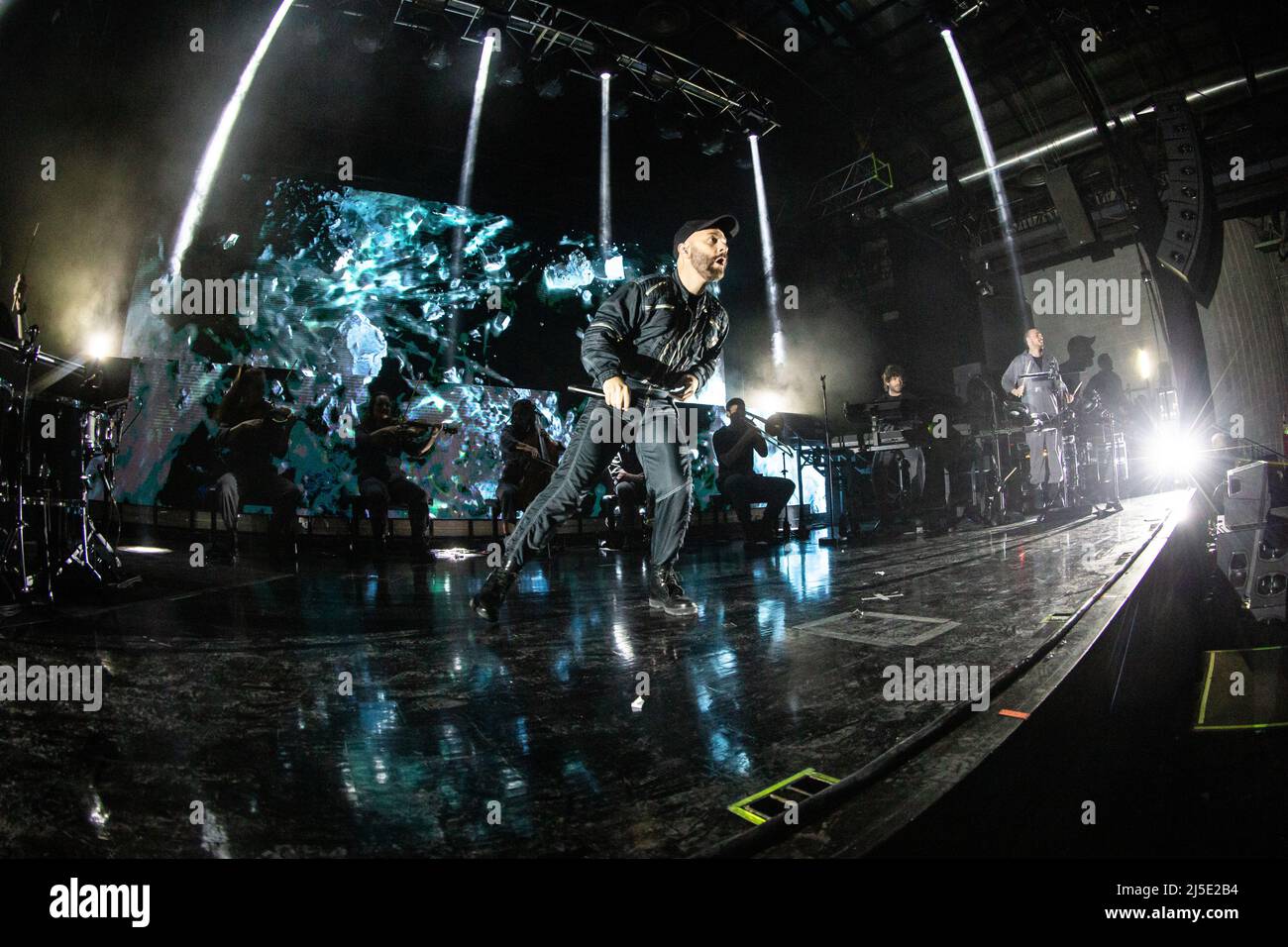 Milan Italy. 21 April 2022. The french singer-songwriter and music ...