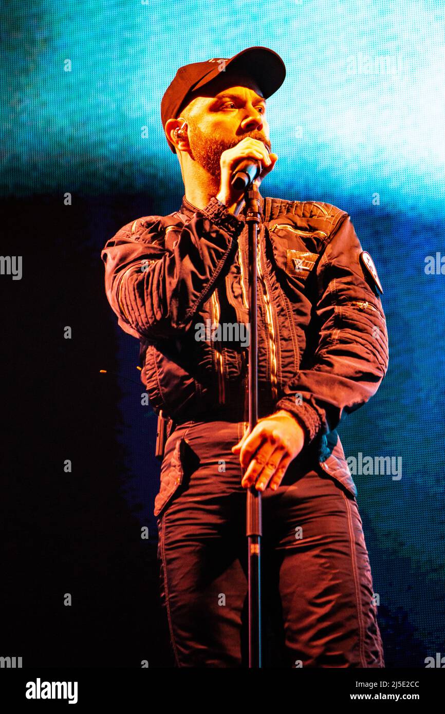 Milan Italy. 21 April 2022. The french singer-songwriter and music ...