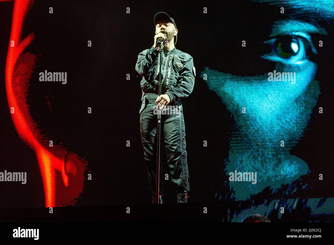 Milan Italy. 21 April 2022. The french singer-songwriter and music ...