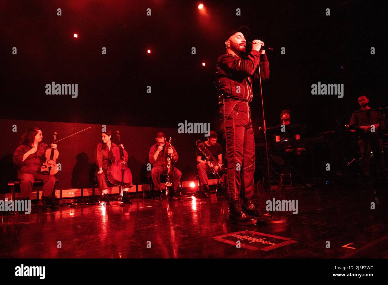 Milan Italy. 21 April 2022. The french singer-songwriter and music ...