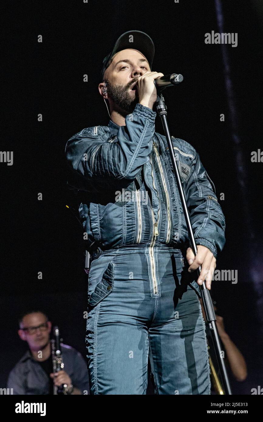 Milan Italy. 21 April 2022. The french singer-songwriter and music ...