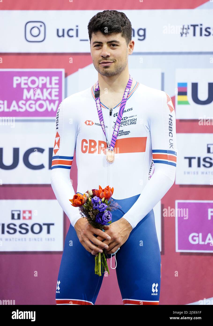 Great Britain's Charlie Tanfield is awarded bronze in the Men's ...