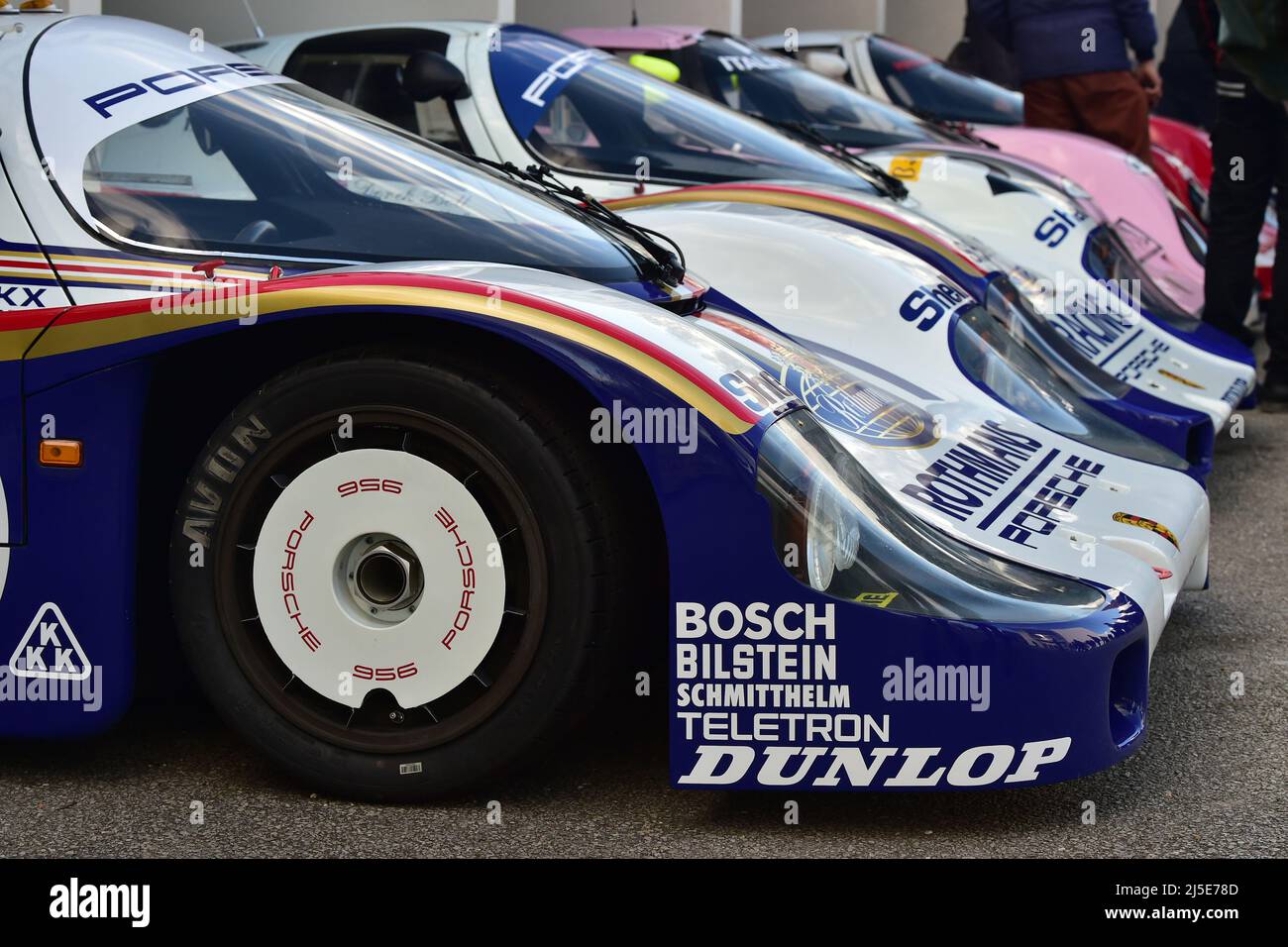 Porsche 956 and 962 different noses, Starting life in 1982 the Porsche ...