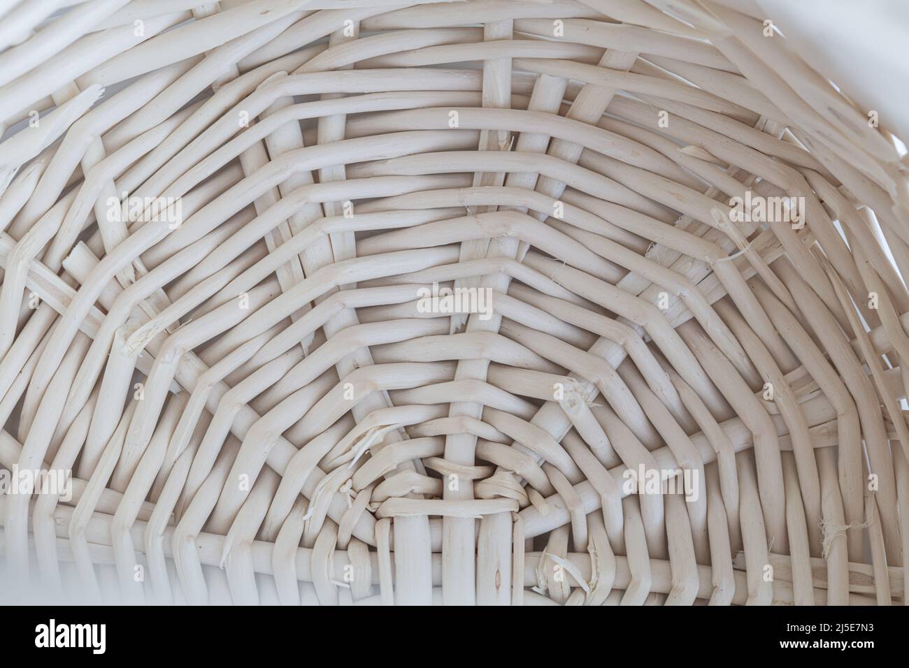 Closeup of white basket textured background for design purpose Stock ...