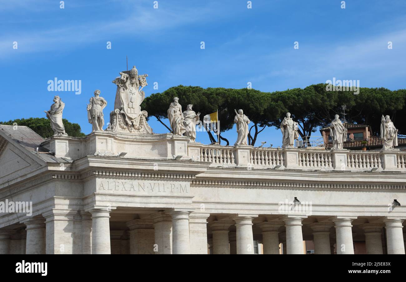 Vatican City, VA, Vatican - August 18, 2020: Famous Landmark called ...