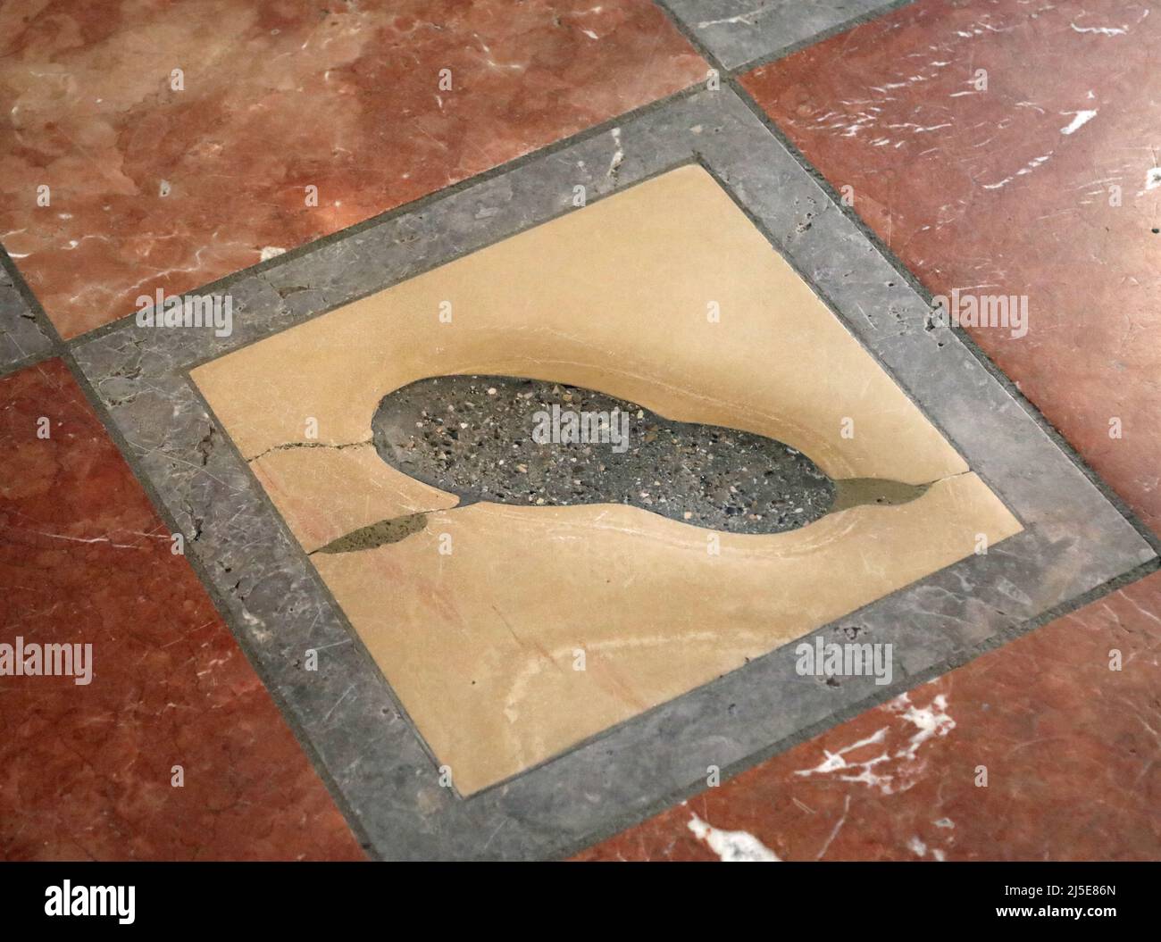 Devil footstep hi-res stock photography and images - Alamy