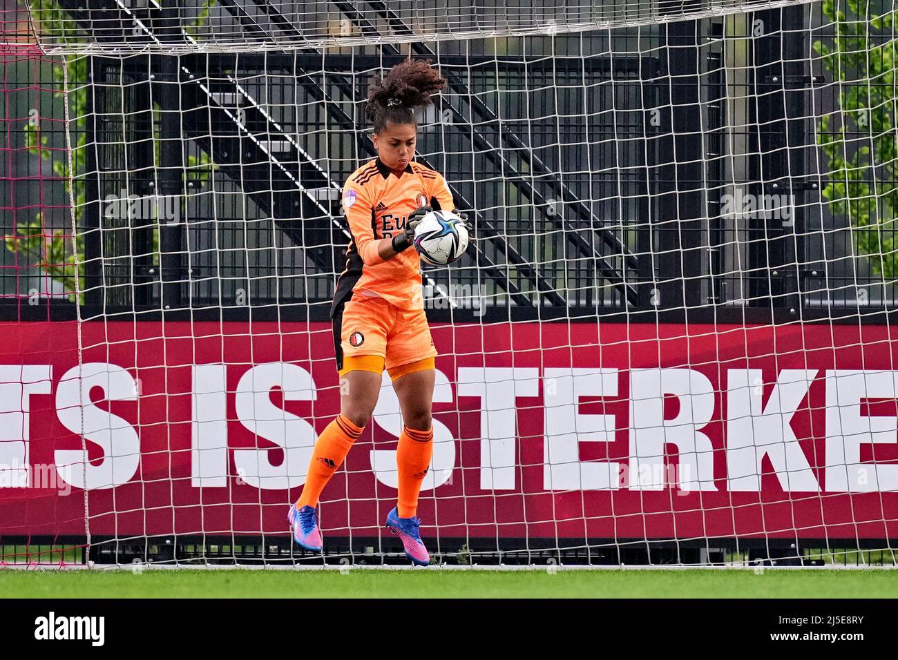 Rotterdam, Netherlands. 22nd Apr, 2022. Rotterdam - goalkeeper Jacintha ...