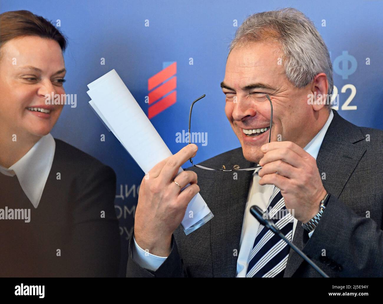 Moscow, Russia. 22nd Apr, 2022. National Industrial Forum 2022 at the ...