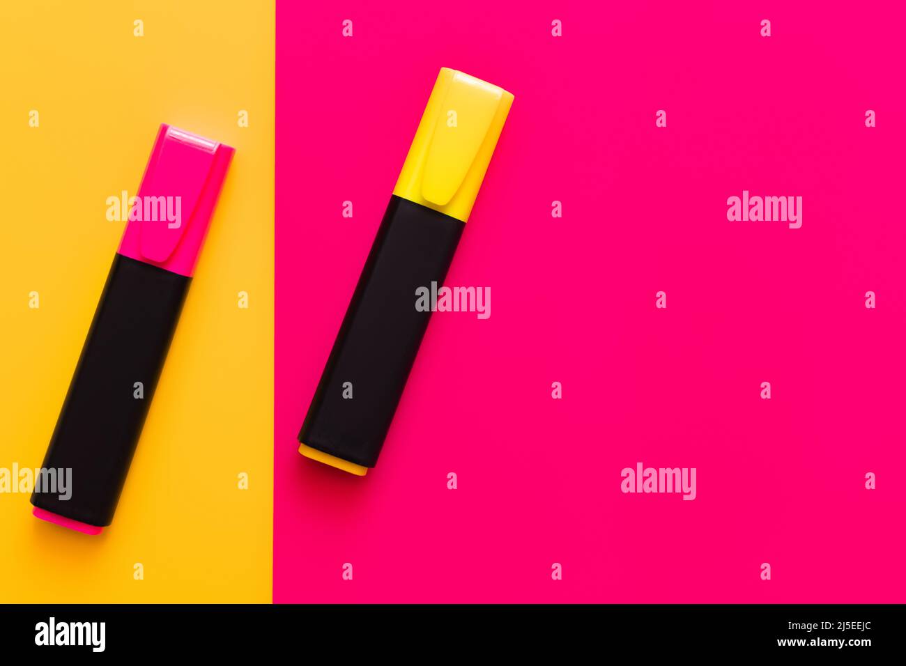 Top view marker pens hi-res stock photography and images - Alamy
