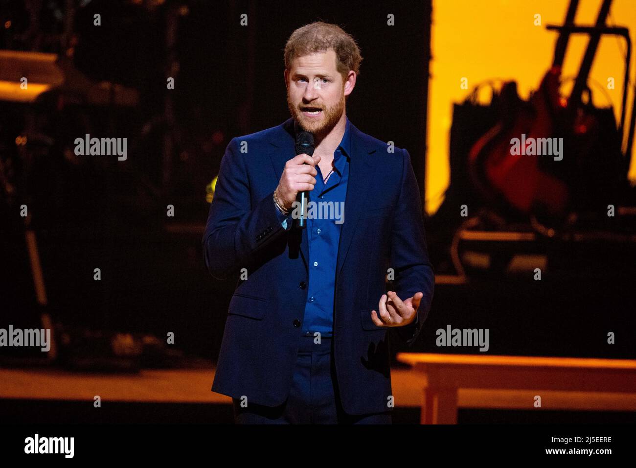 The Hague, Netherlands . 22nd Apr, 2022. Prince Harry, Duke of Sussex ...