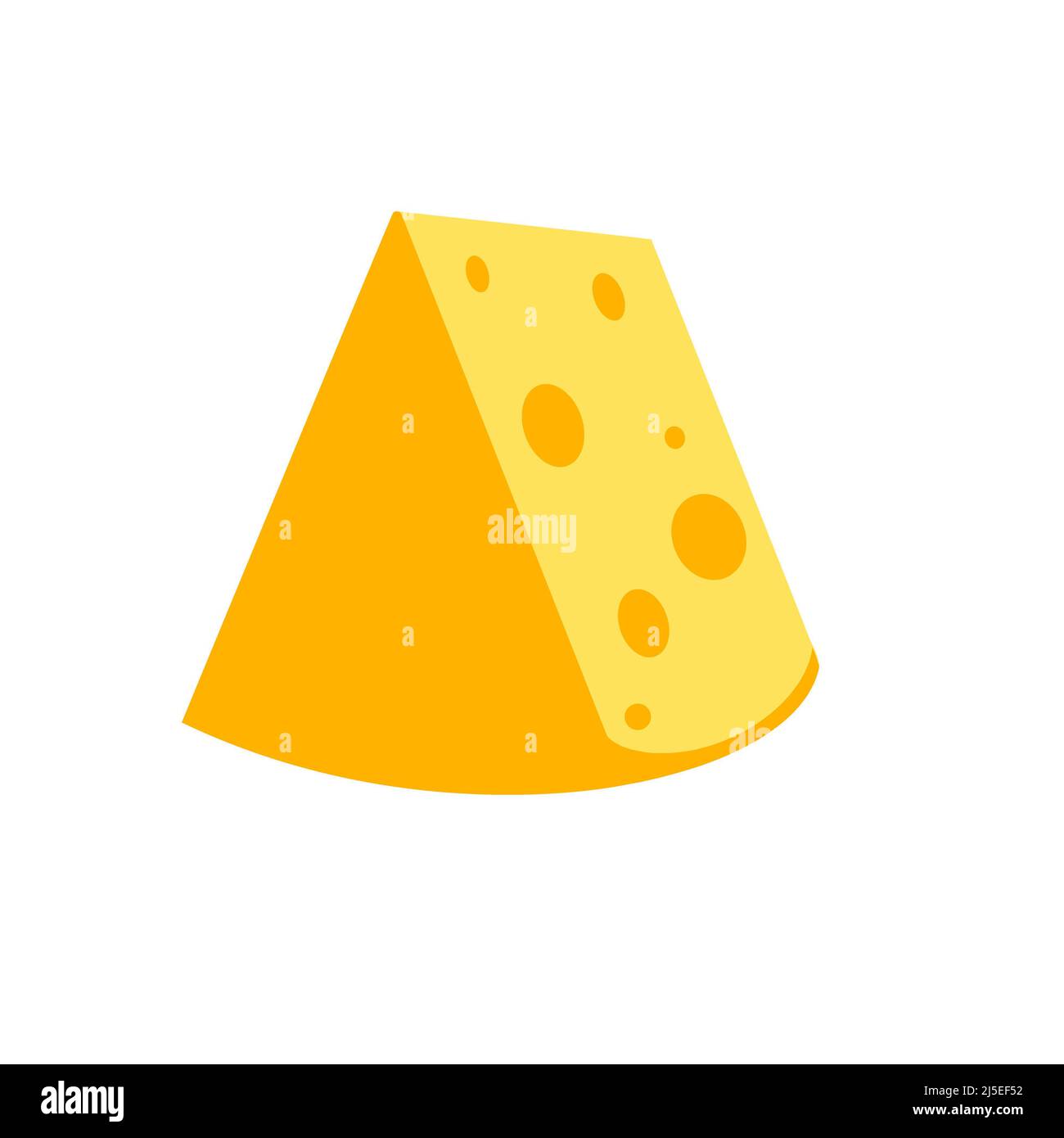Brie cheese segment Cut Out Stock Images & Pictures - Alamy