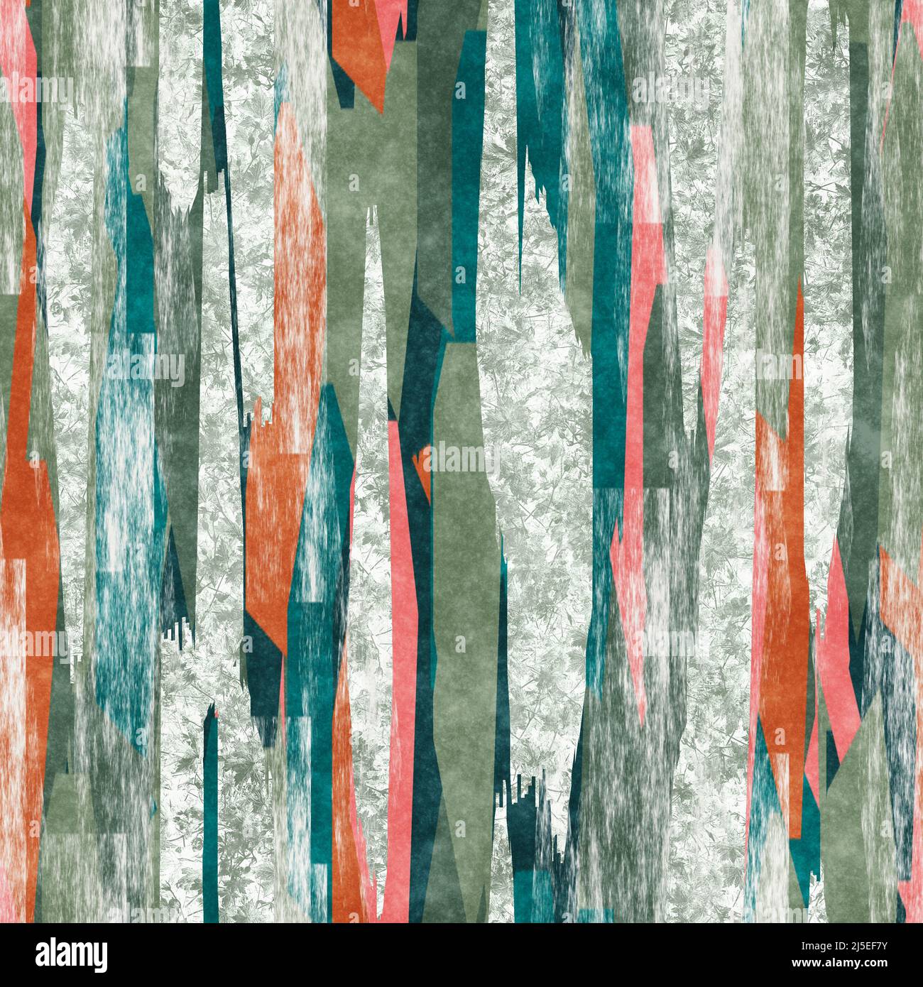 Seamless paper strip collage surface pattern design for print Stock ...