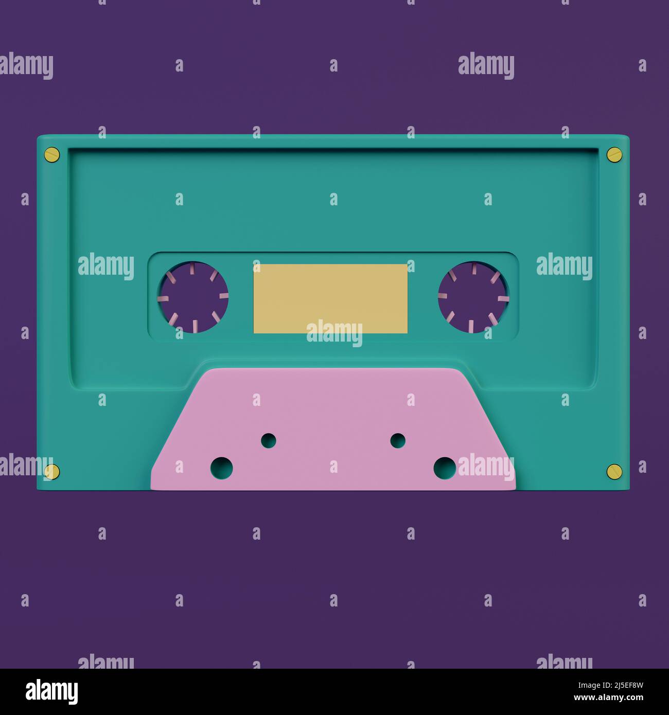 Colourful Mixtape - 3D render. Minimalistic illustration, trendy design ...