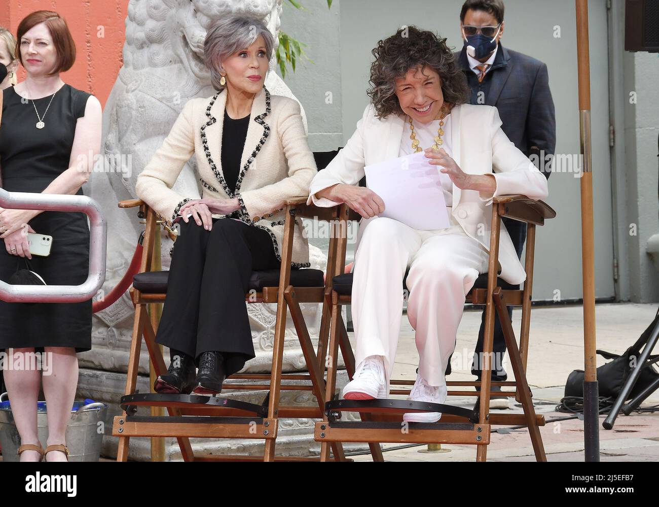 Los Angeles, USA. 22nd Apr, 2022. (L-R) Jane Fonda and Lily Tomlin at ...