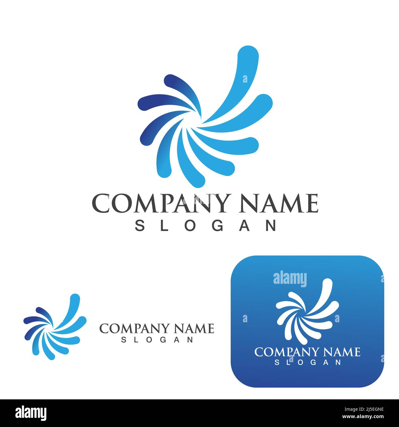 Vortex logo vector illustration icon Stock Vector Image & Art - Alamy