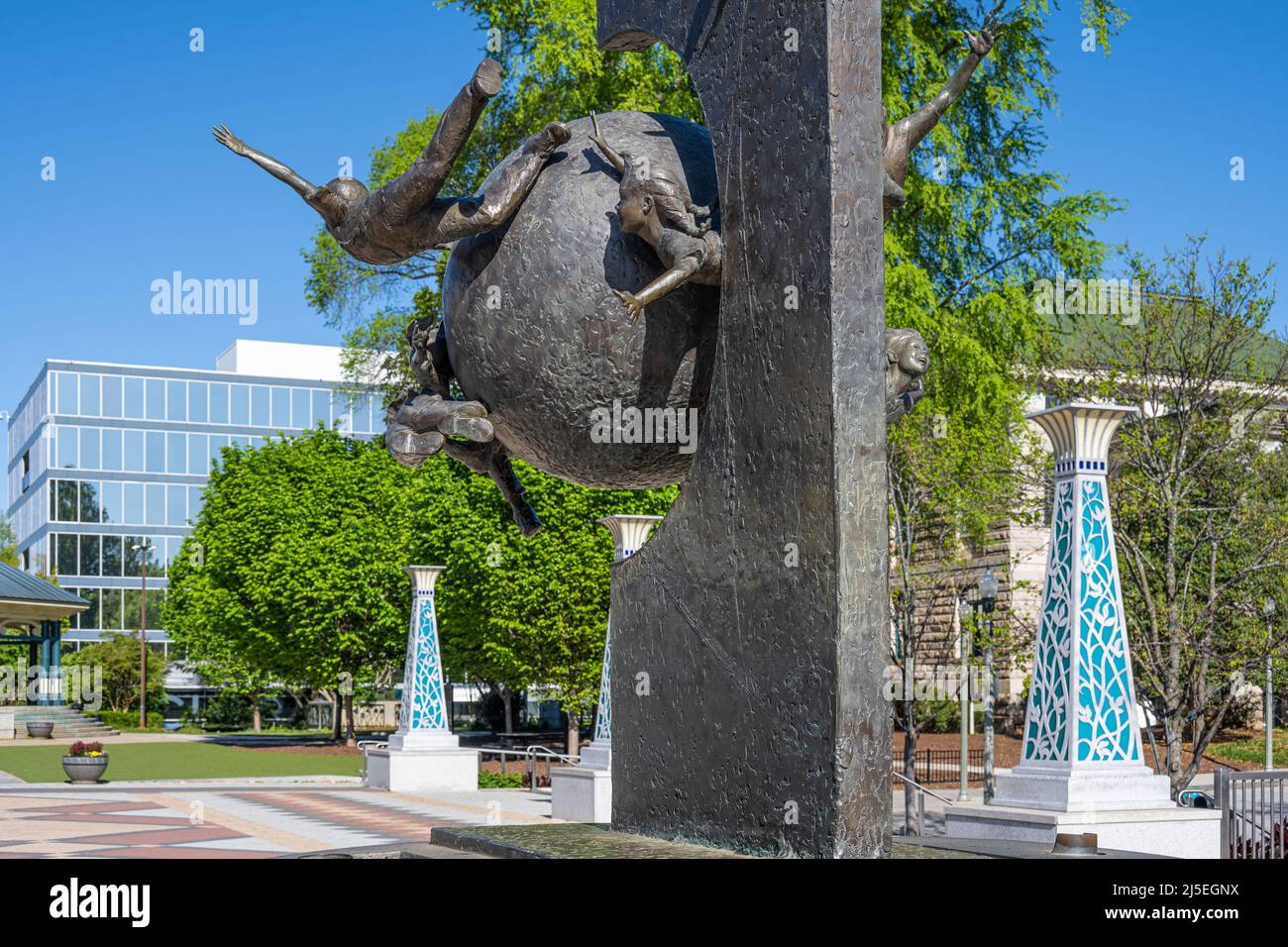 "Celebration" sculpture by Gary Price on The Square in Downtown Decatur ...