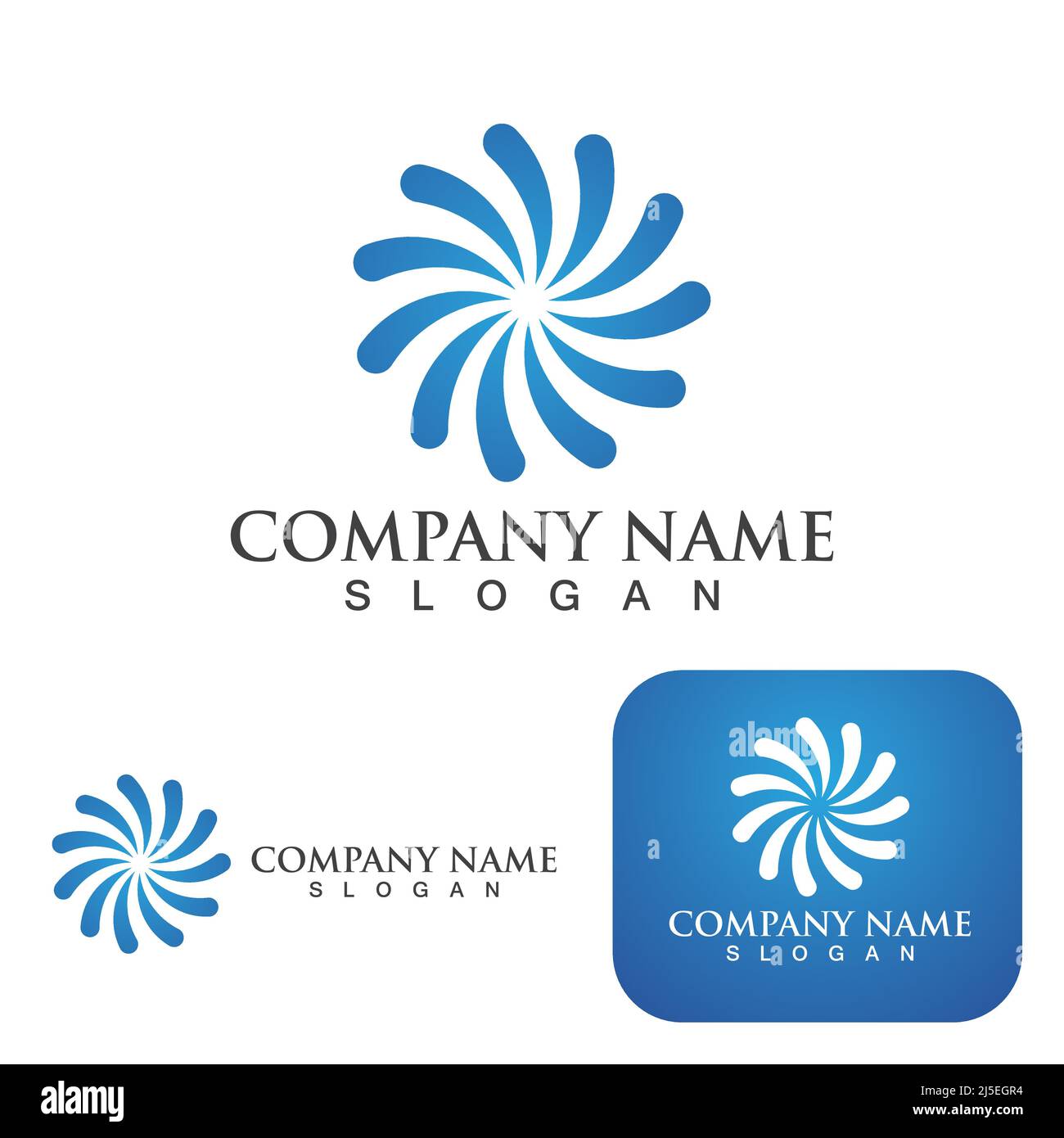 Vortex logo vector illustration icon Stock Vector Image & Art - Alamy