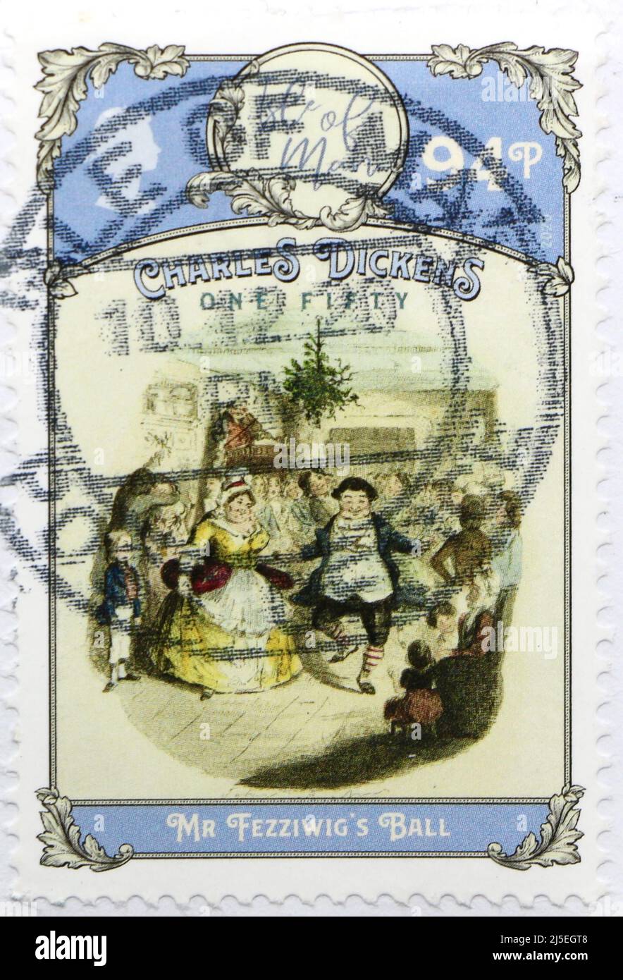 Photo of an Isle of Man postage stamp with an illustration of Mr ...