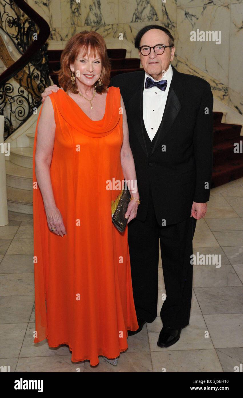 L-R: Christine Stonbely and George Stonbely attend the Clarion Music ...