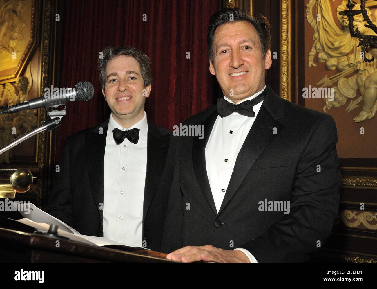 L-R: Artistic Director Steven Fox and board member Gregory Stoskopf ...