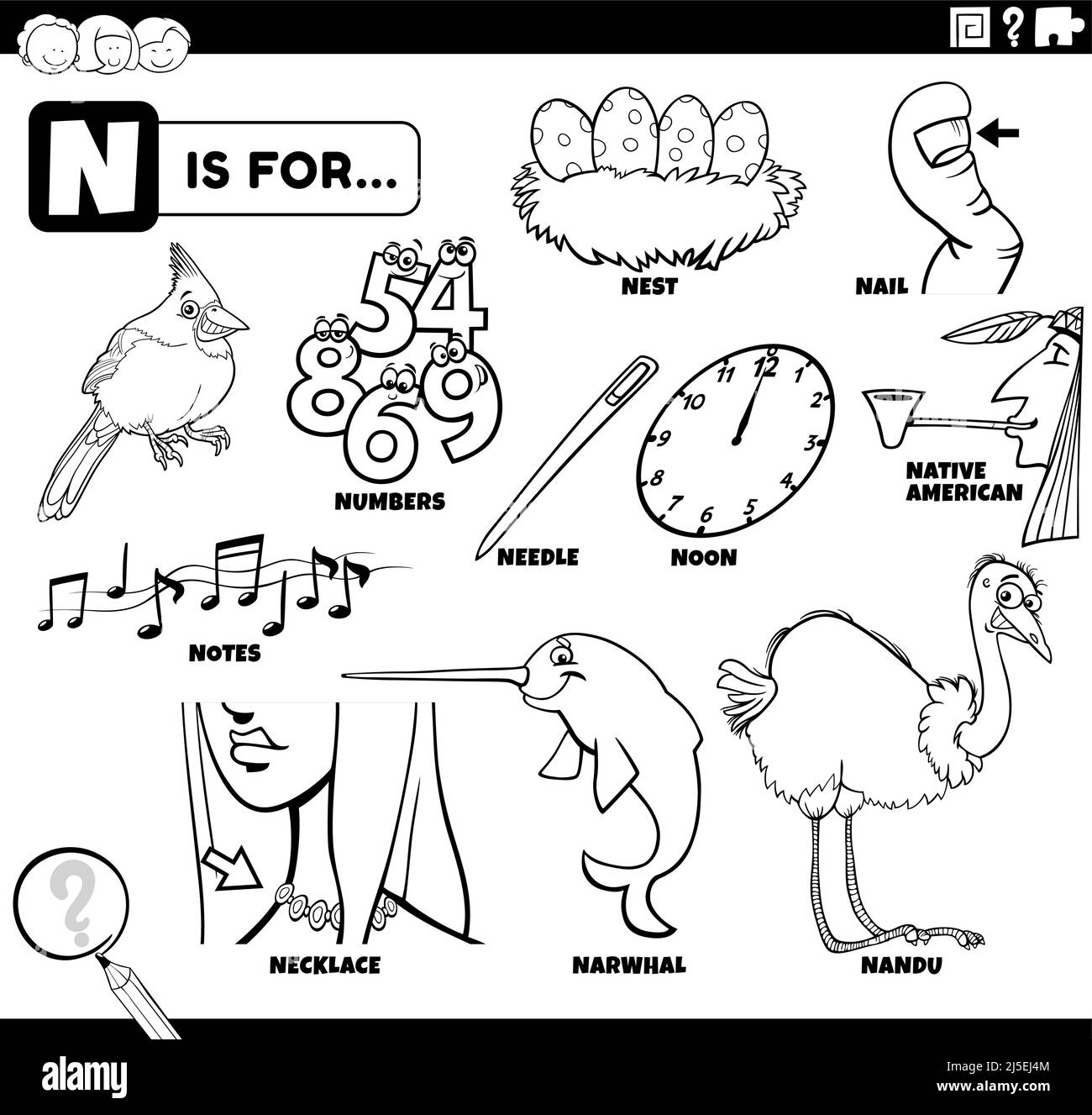 White nandu Stock Vector Images - Alamy