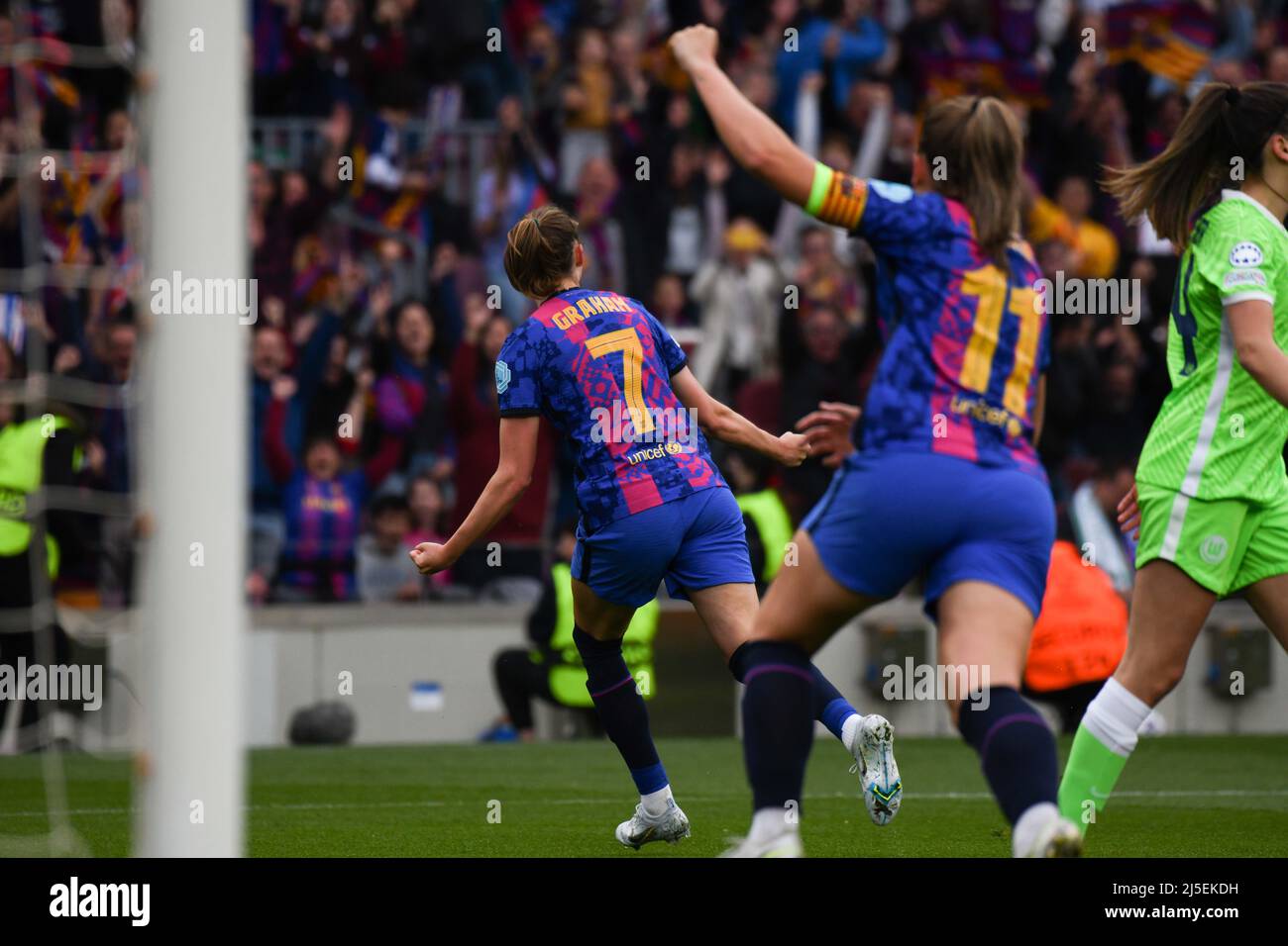 Barcelona, Spain. 22nd Apr, 2022. BARCELINA, SPAIN - APRIL 22: Caroline ...