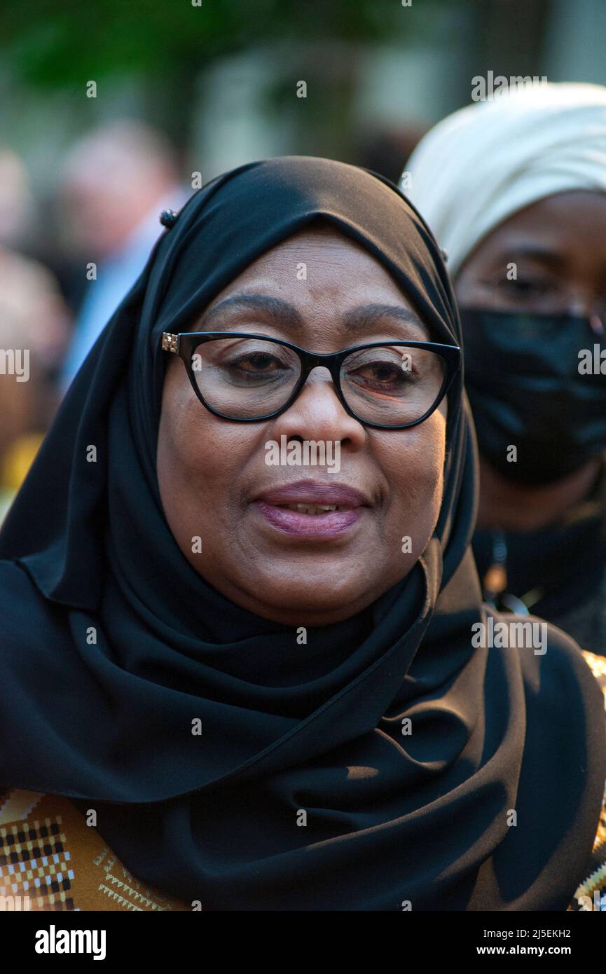 President Samia Suluhu attending the West Coast premiere of the ...