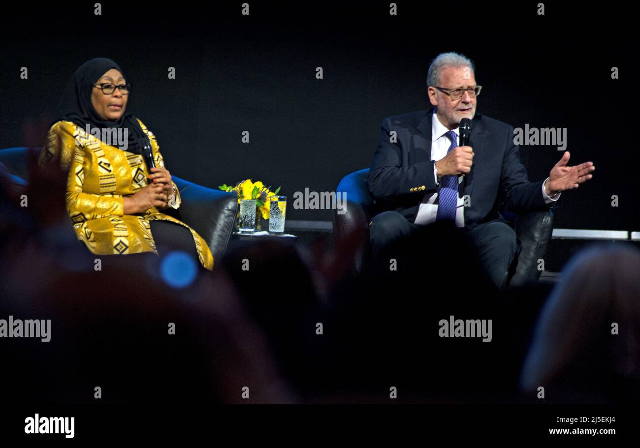 President Samia Suluhu at the West Coast premiere of the documentary ...