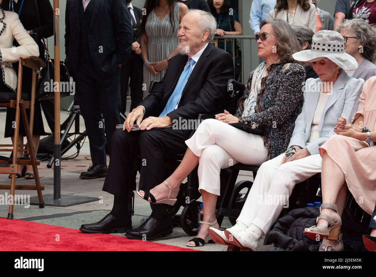 April 22, 2022, Hollywood, California, USA: George Schlatter, Jolene ...