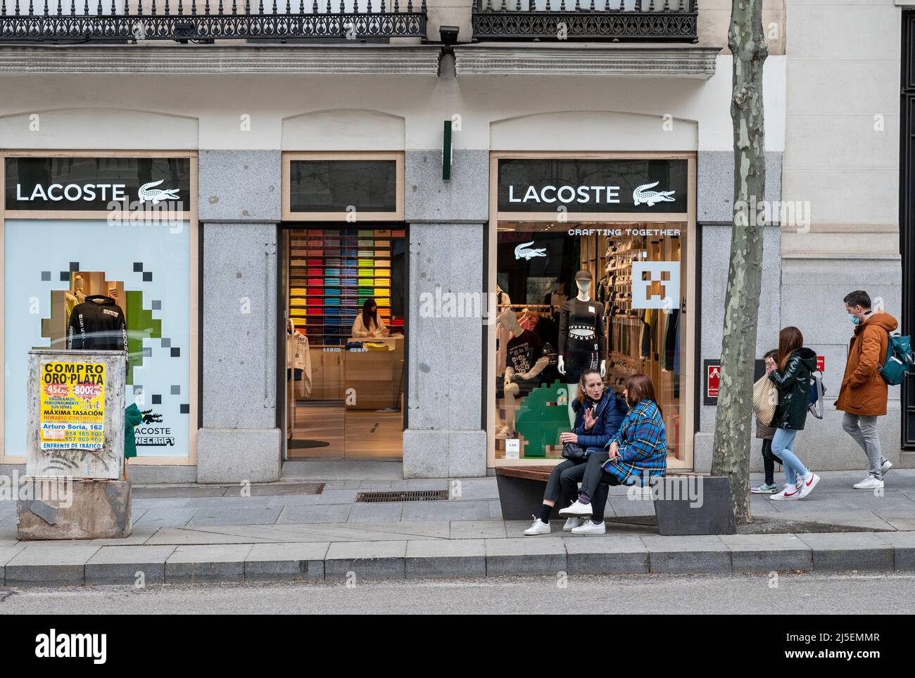 Lacoste signs hi-res stock photography and images - Alamy