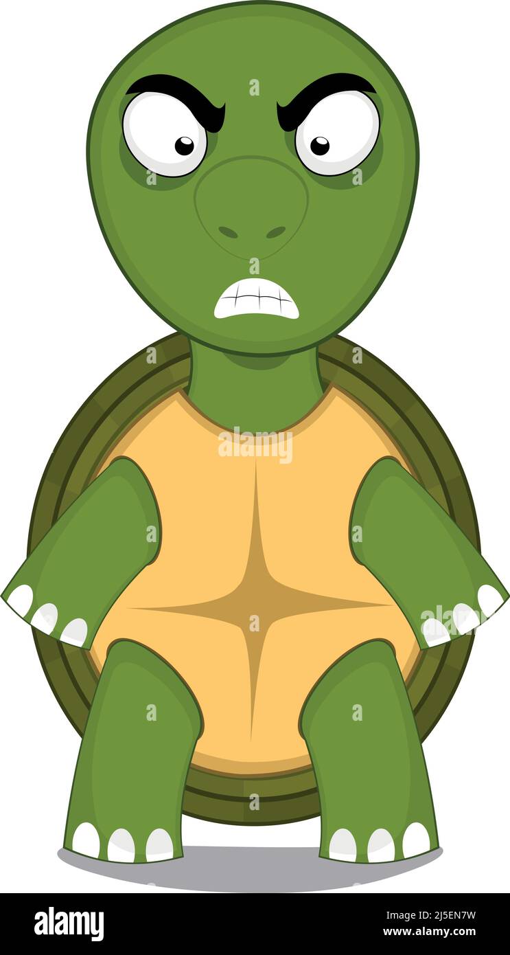 Cartoon angry turtle hi-res stock photography and images - Alamy
