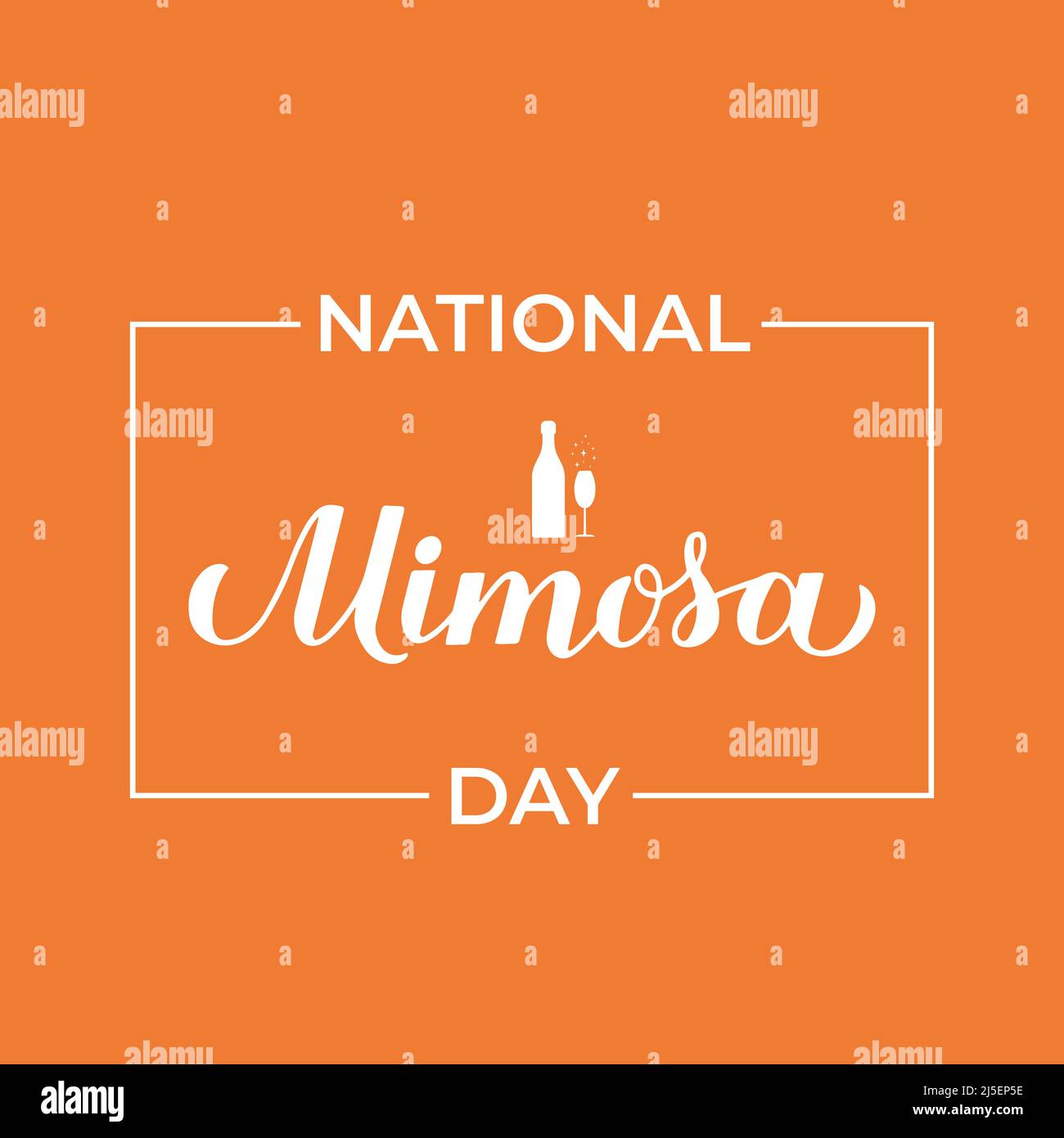 Mimosa Day typography poster. American National holiday on May 16 ...