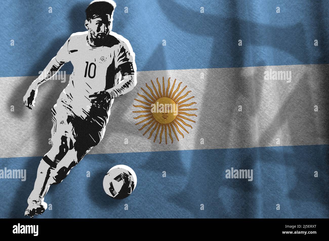 Argentina Messi Flag